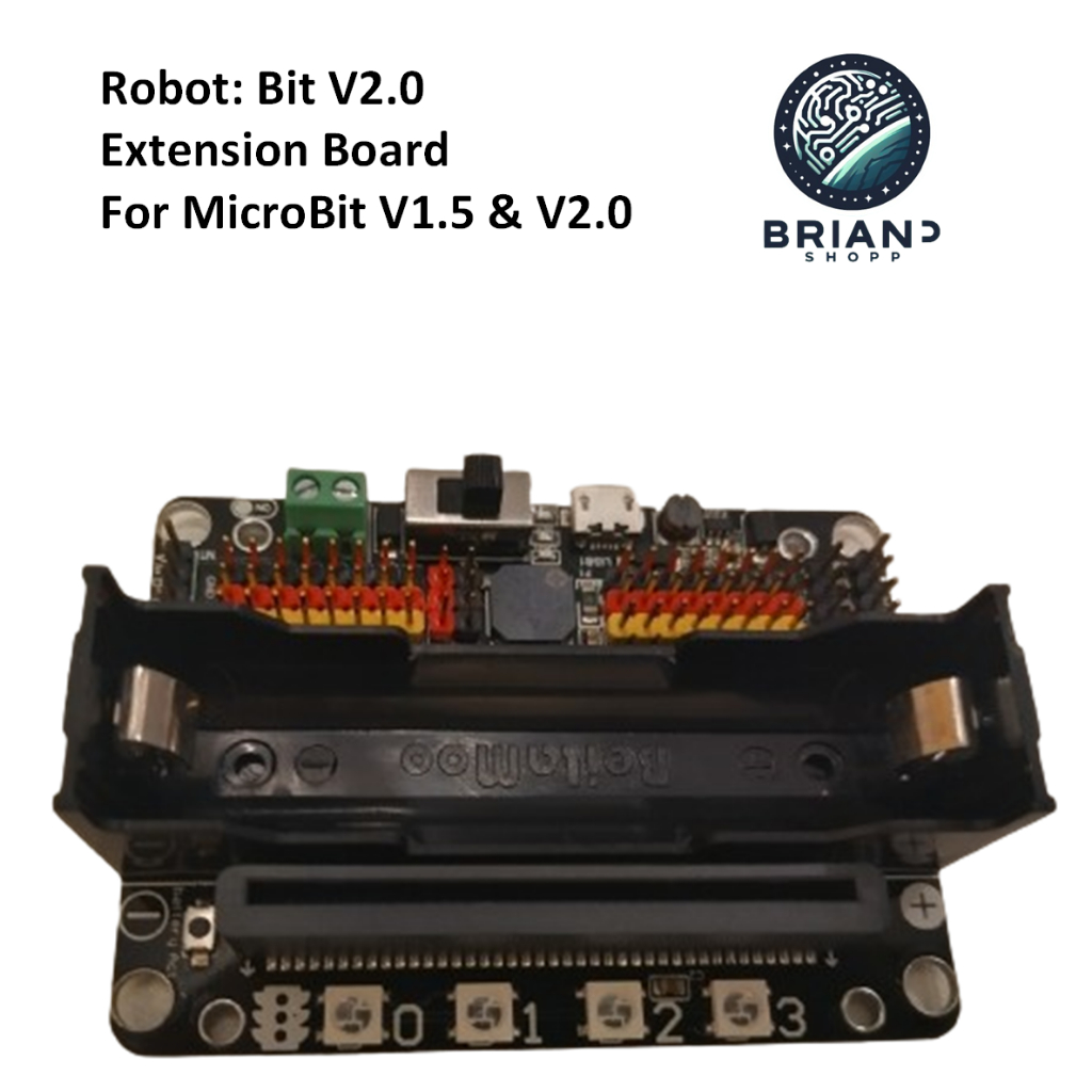 Robot:Bit V2.0 Expansion Board for microbit v1.5 and v2.0 | Shopee Malaysia