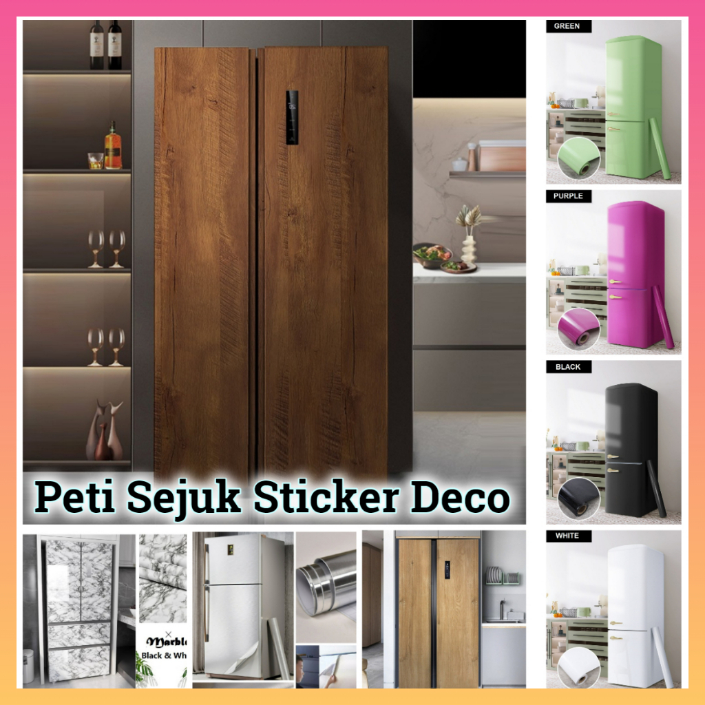 Peti Sejuk Sticker Dapur Stiker Peti Ais Sejuk | Furniture Kitchen ...
