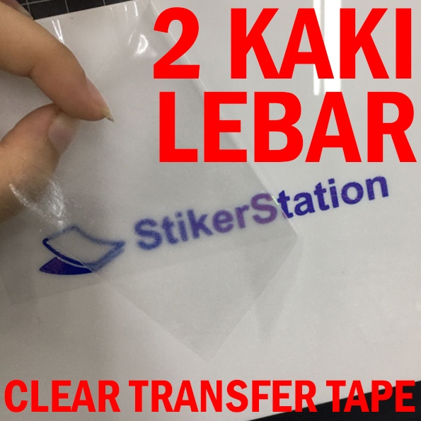 2 KAKI LEBAR STICKER - 2 FT CUTTING STICKER Oracal 651 Sticker Factory ...