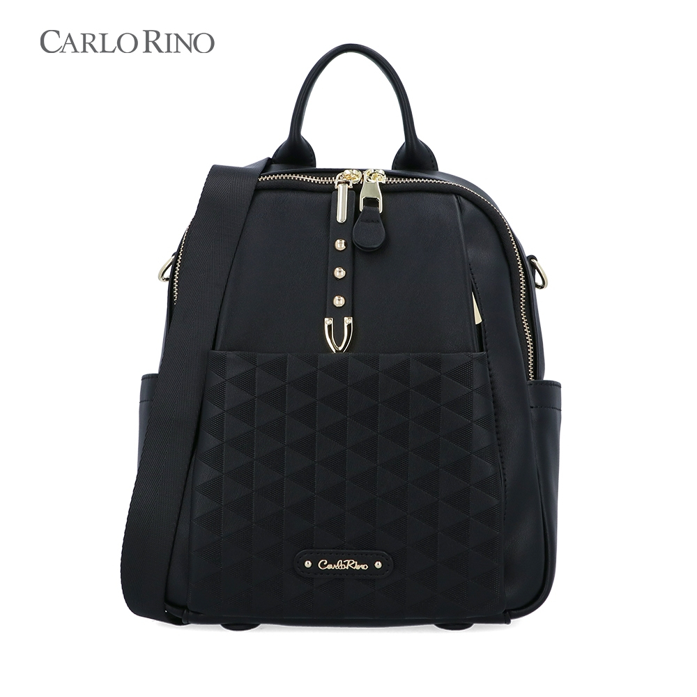 Carlo Rino Black Vesper Backpack | Shopee Malaysia