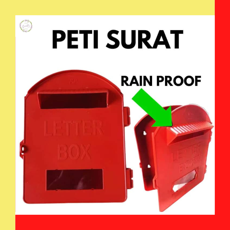 PVC Letter Box Plastic Peti Surat Plastik 信箱 | Shopee Malaysia