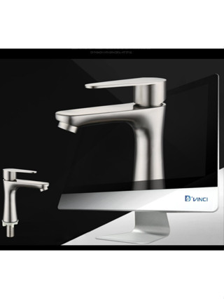 SUS304 Lever Type Heavy Duty Single Cold Tap Basin Tap Bathroom Tap ...