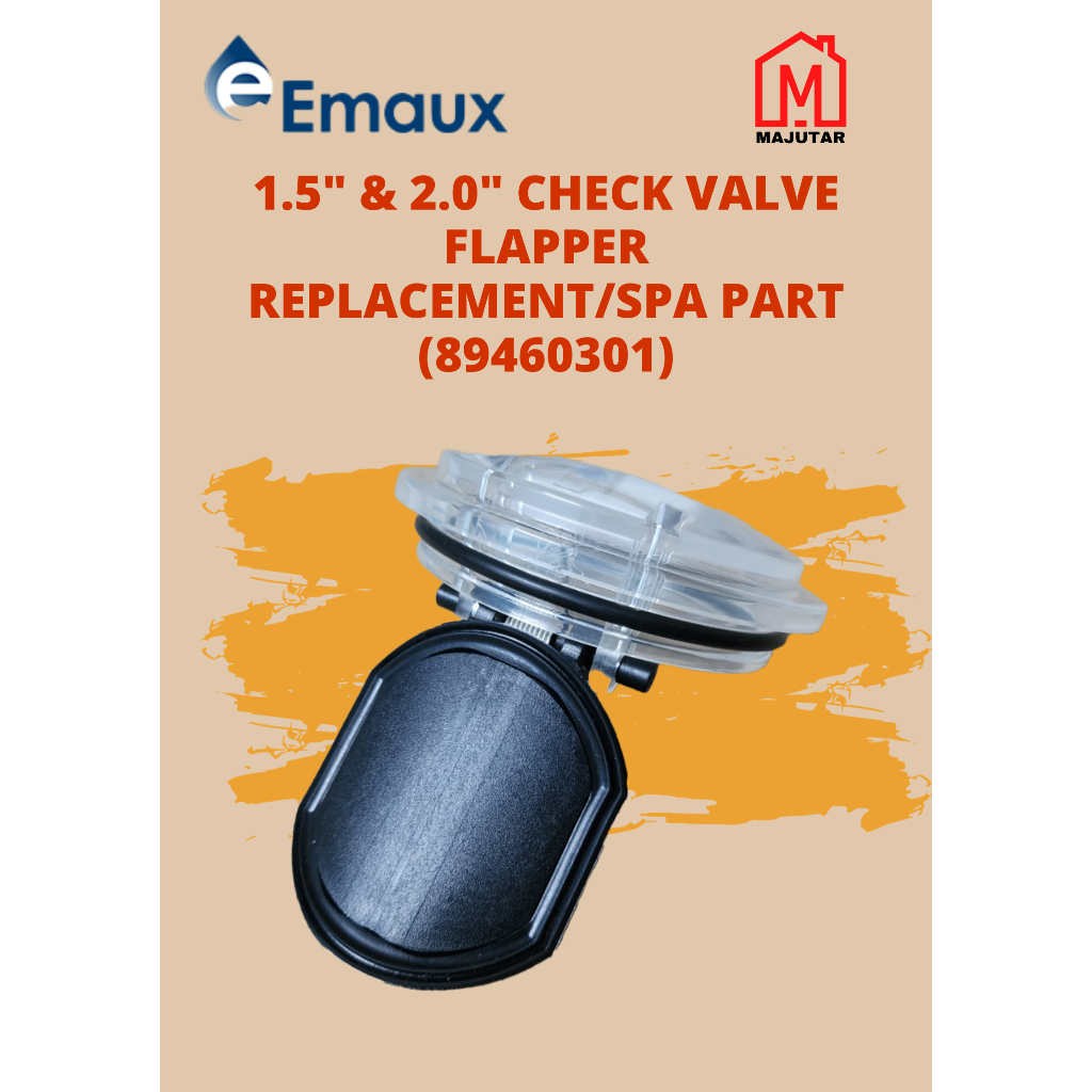 Emaux 1.5" & 2.0" Check Valve Flapper Replacement/Spare Part | Shopee ...