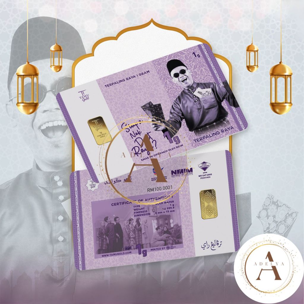 1g Gold Coin RM100 Hari Raya - Tamu Gold (TG) (PG) | Shopee Malaysia