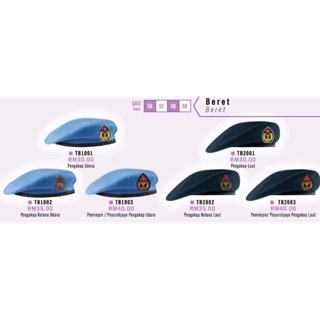 Beret Pengakap Original With Badges | Shopee Malaysia