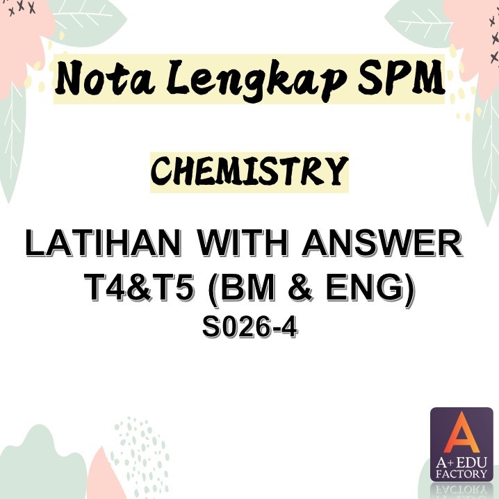 [📚PDF] NOTA LENGKAP CHEMISTRY [SPM] KSSM A+ NOTES | Shopee Malaysia