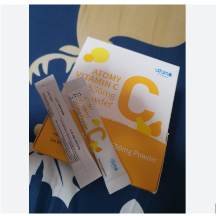 Atomy Color Food Vitamin C 550mg Powder 维他命C粉 (2g*90sticks) | Shopee ...