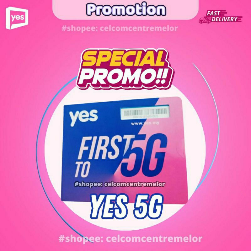 SIMKAD YES PREPAID 5G UNLIMITED | Shopee Malaysia