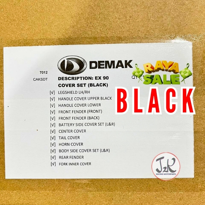 Cover Set Demak Ex90 Old Version Coverset Blue Red Black 12 In 1 Full ...