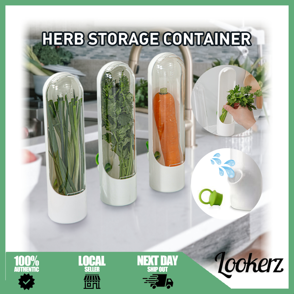 [MY] Fresh Herb Storage Container/ Herb Saver Pod Container/ Premium ...