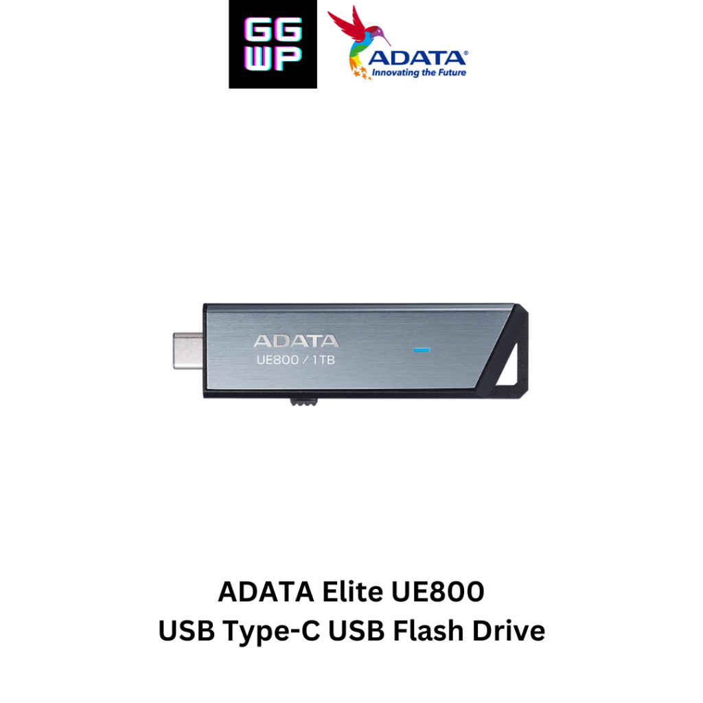 ADATA Elite UE800 Type-C USB 3.2 Gen 2 USB Flash Drive Portable SSD 256GB/512GB/1TB - Up to ...