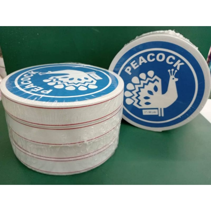 Getah Kain 1 inci Peacock / Segulung 80 yds / Harga Bundle | Shopee ...