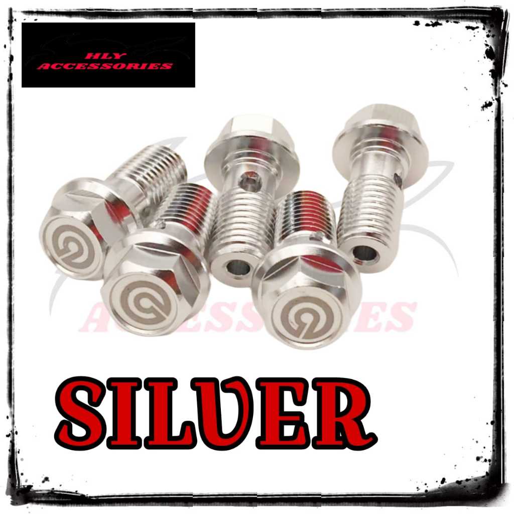 YAMAHA HONDA DISC BRAKE HOSE SCREW ALLOY BREK HOSE SKRU UNIVERSAL(1pc ...