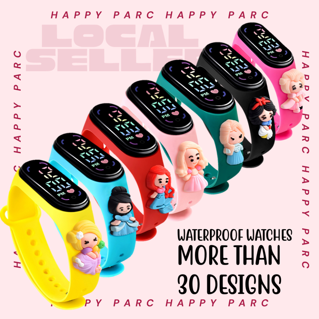Jam Tangan Kanak Kanak Digital Watches Kids Budak Cute Cartoon Watch ...