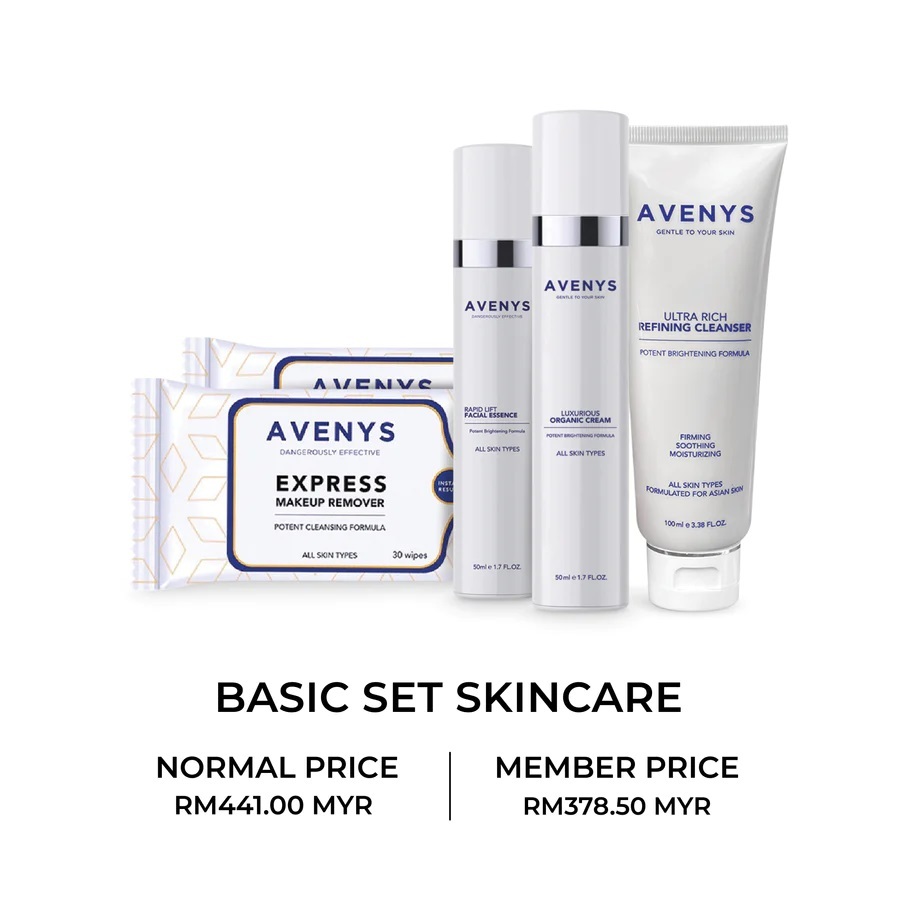 AVENYS SET BASIC SKINCARE (100% ORIGINAL HQ) | Shopee Malaysia