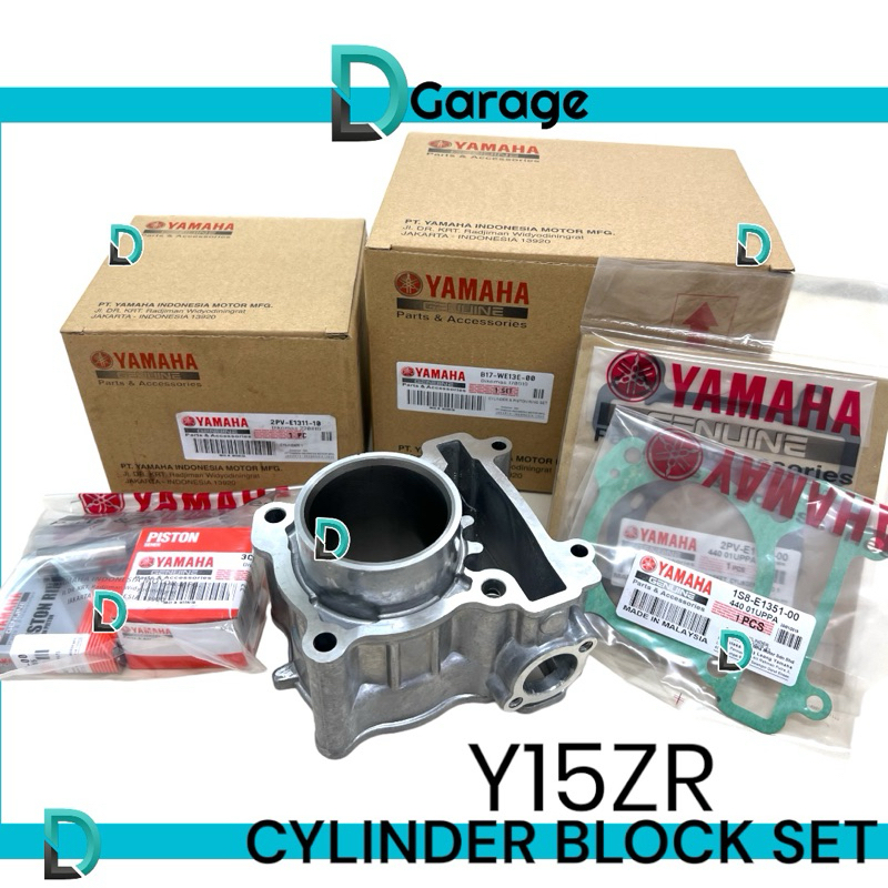 YAMAHA Y15 Y15ZR V1 V2 STD CYLINDER BLOCK SET FULL SET STANDRAD BLOCK KIT B17 | Shopee Malaysia