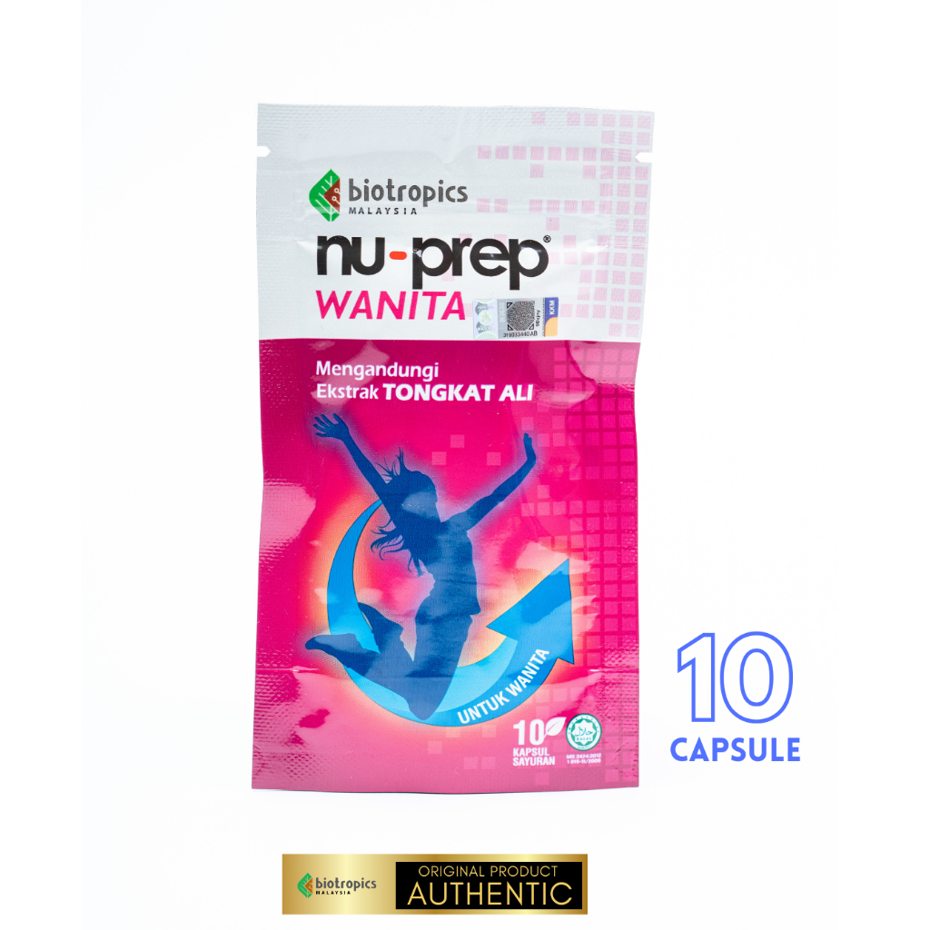 Biotropics Nu-Prep Wanita Suplemen Kesihatan (10 Kapsul) | Shopee Malaysia