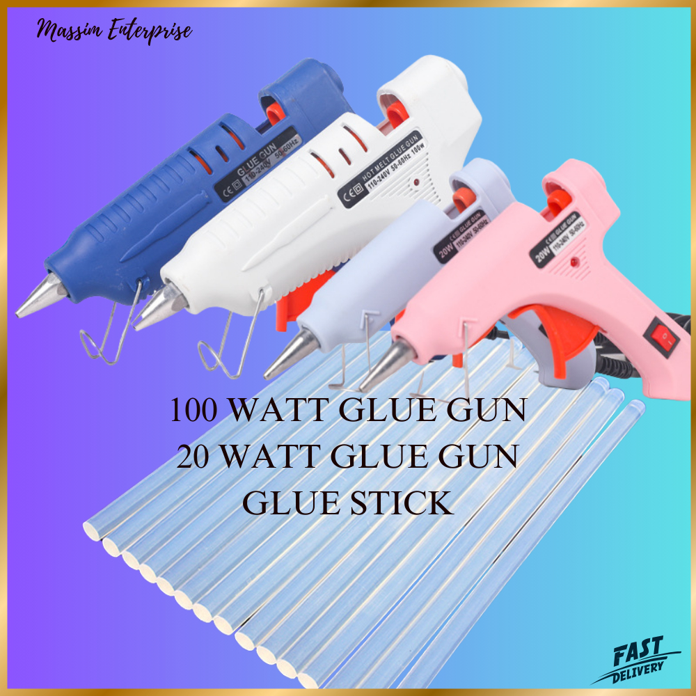 20Watt Glue Gun 100Watt Glue Gun Glue Stick Silicone Adhesive Melt Glue ...