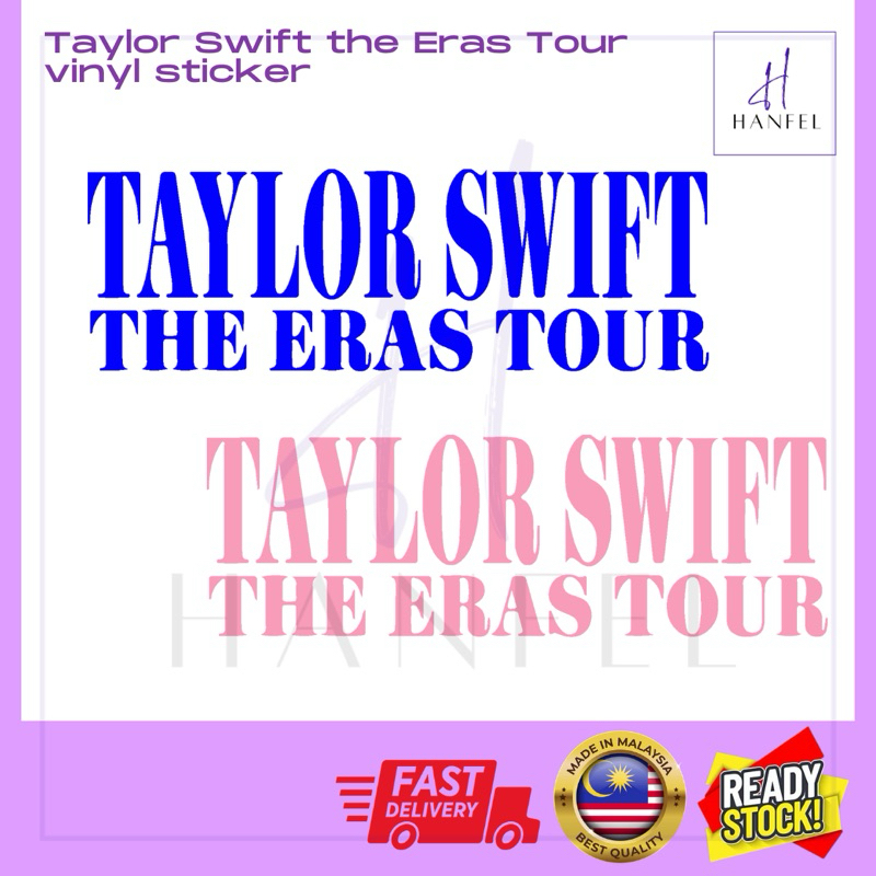 Taylor Swift The Eras Tour logo design vinyl sticker ( Die-cut ...
