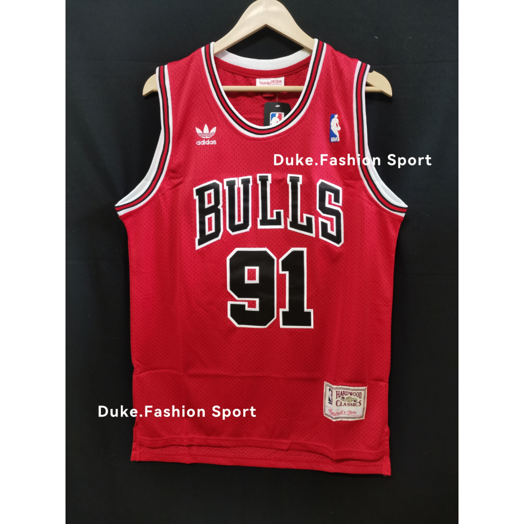 Nba Jersey Chicago Bulls 91 Dennis Rodman Basketball Jersey Sportswear ...