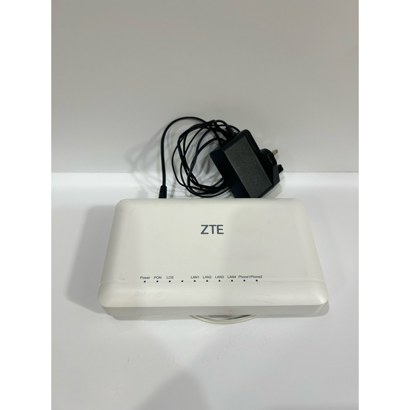 **Used**UONU ZTE GPON ONT ZXHN F620 (in good condition) | Shopee Malaysia