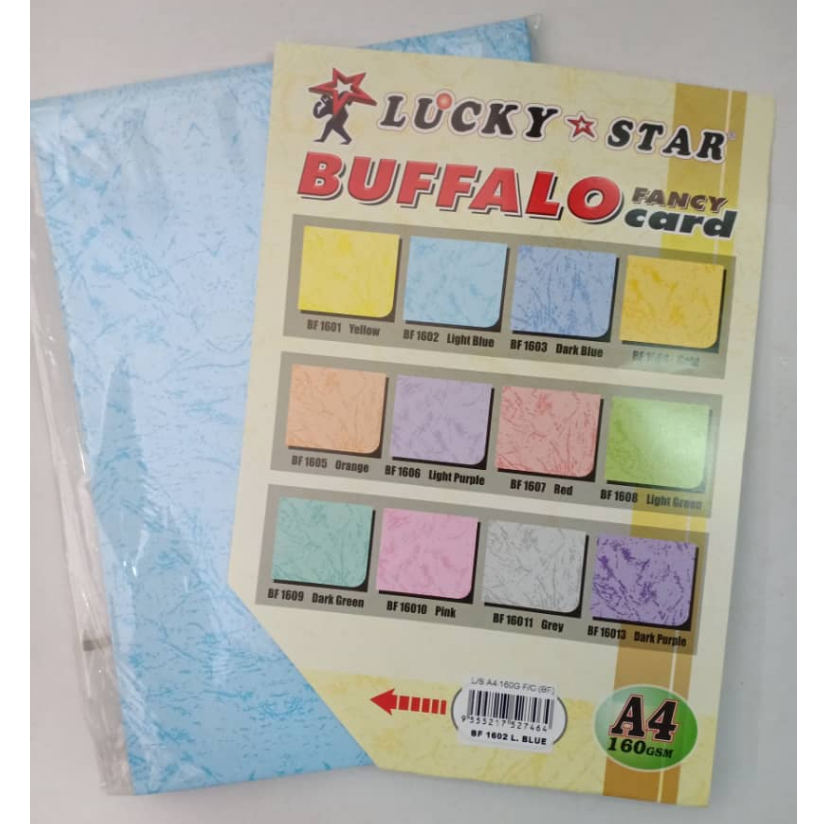 A4 Buffalo Fancy Card 160gsm (100’s) | Shopee Malaysia