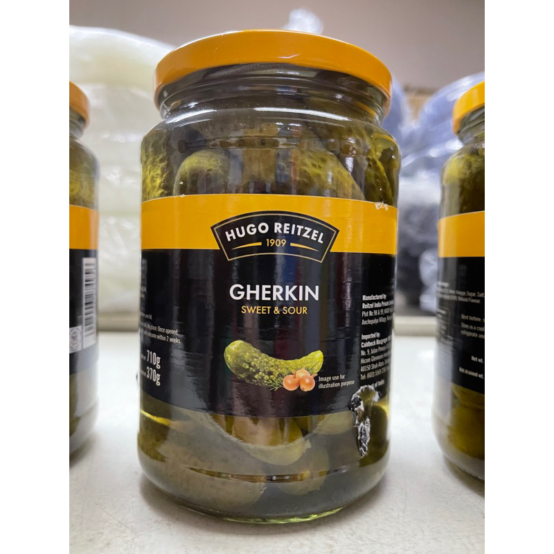 #Hugo Reitzel Sweet&Sour Gherkin 710ml (16oz 1Pt) | Shopee Malaysia