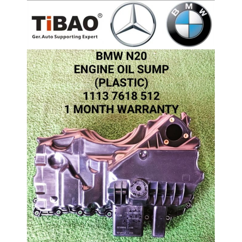 (TIBAO) BMW F10 F30 N20 2.0L 2.8L ENGINE OIL SUMP (PLASTIC) | Shopee ...