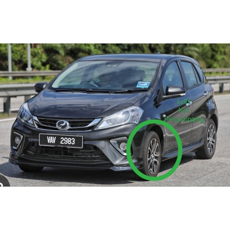 💯 Original Perodua Myvi Gen3 2018-2024 Front Fender Liner (Daun Pisang ...