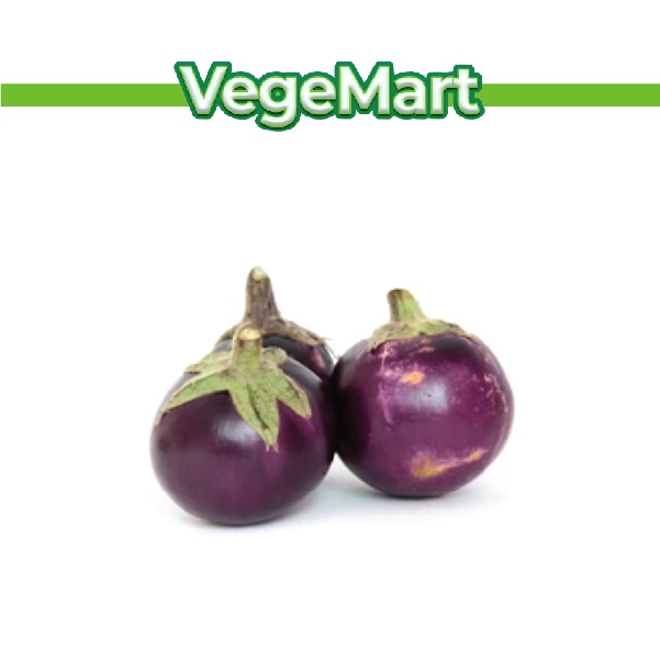 [Fresh Vege] Round Brinjal Terung Bulat 500gram | Shopee Malaysia