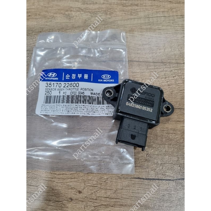 HYUNDAI ELANTRA,MATRIX,CITRA,ACCENT THROTTLE BODY SENSOR 3 PIN 35170 ...