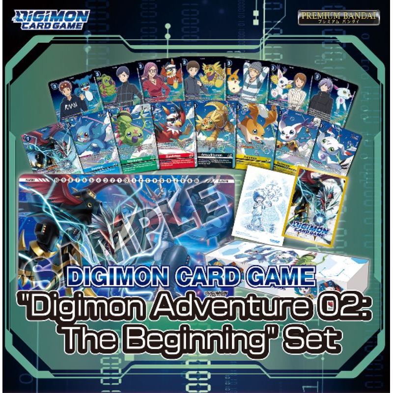 Digimon TCG : PB17- Digimon Adventure 02: The Beginning Set - | Shopee Malaysia
