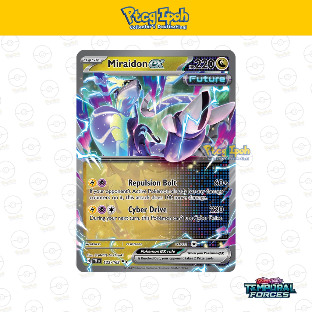[Pokémon TCG] Temporal Forces: Miraidon ex - 122/162 - Ultra Rare ...