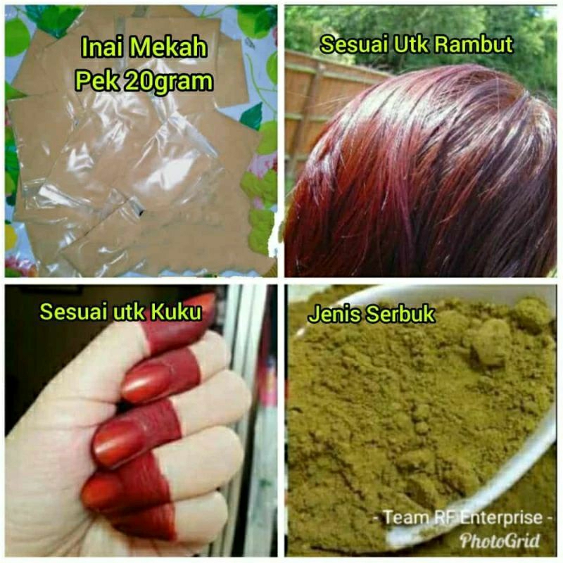SERBUK INAI DAUN ORIGINAL BY RF 20G | Shopee Malaysia