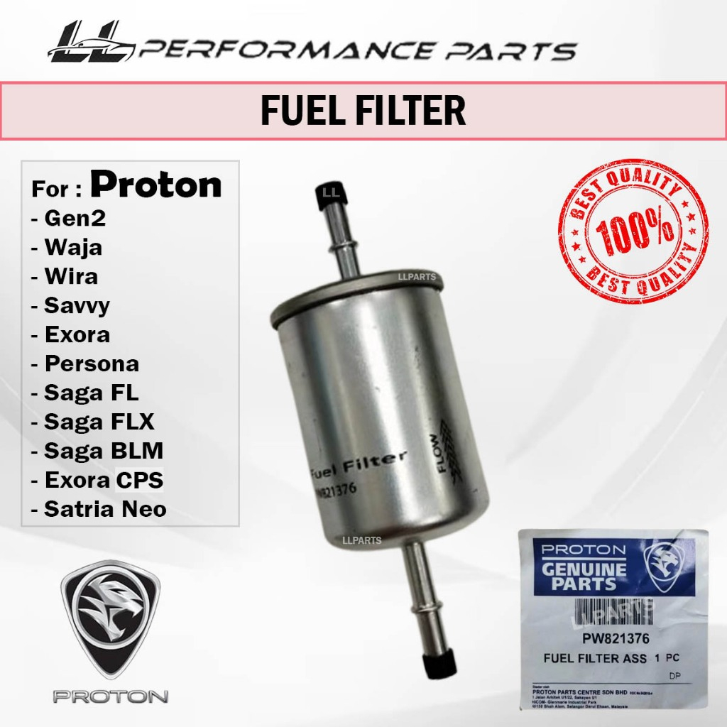 100% Original Fuel Filter Assy PW821376 Proton Wira / Gen2 / Saga Blm ...