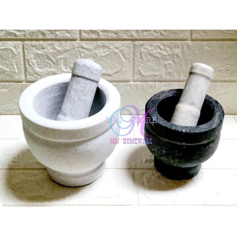 Natural Marble Stone Mortar And Pestle Set / Granite Stone / Lesung ...