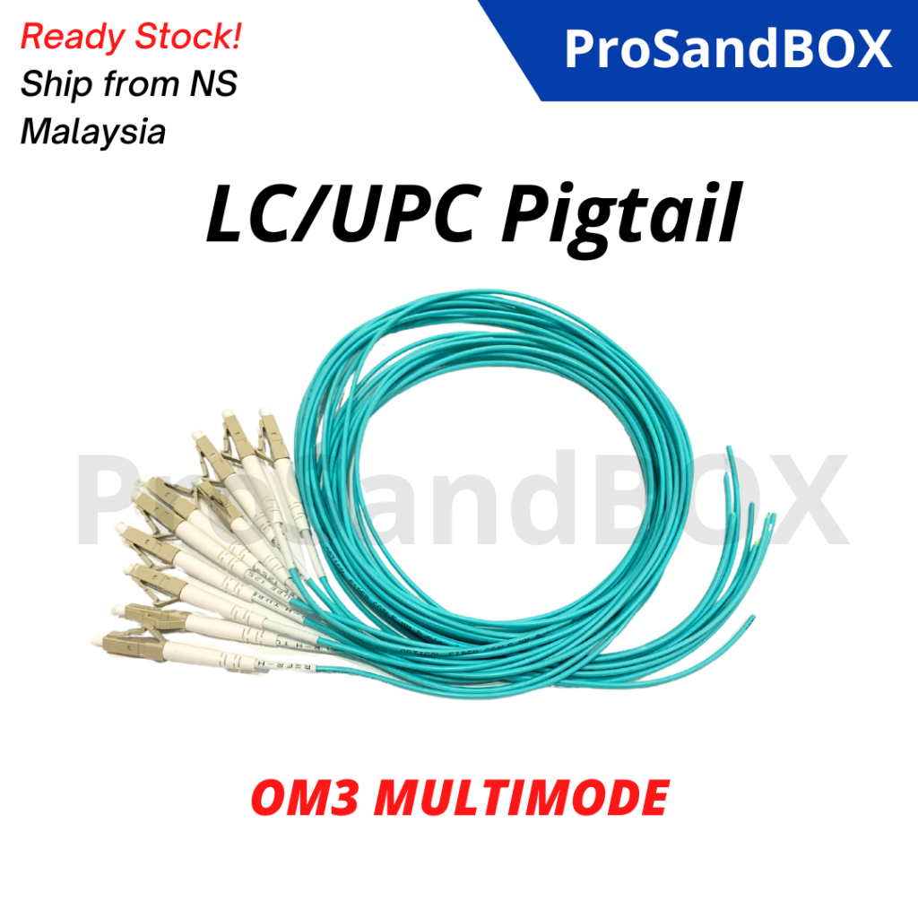 LC UPC OM3 Pigtail Fiber Opti Cable for LAN CCTV FTTH 1m 2.0mm | Shopee ...