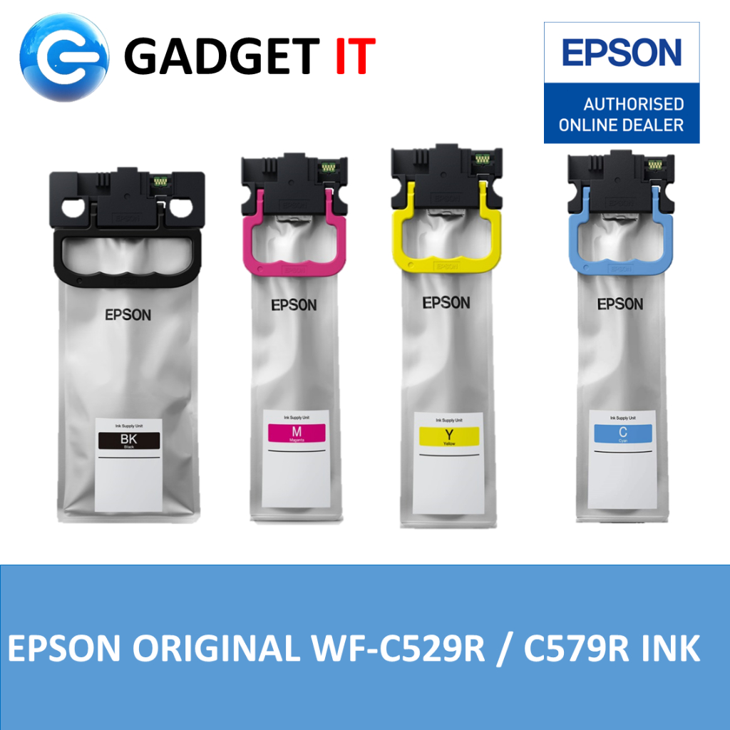 Epson Original T01C1 (B), T01C2 (C), T01C3 (M), T01C4 (Y) Ink Pack ...