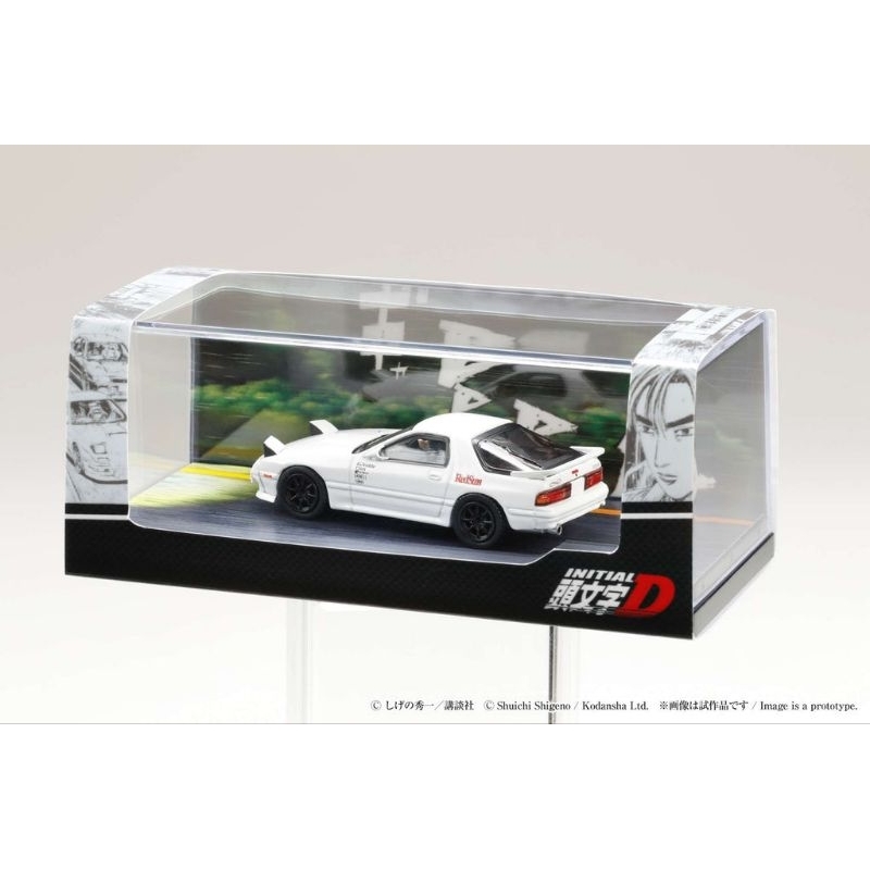 1/64 Hobby Japan Mazda RX-7 (FC3S) Infini/ Initial D w/ Ryosuke Takahashi Figure Static Display ...