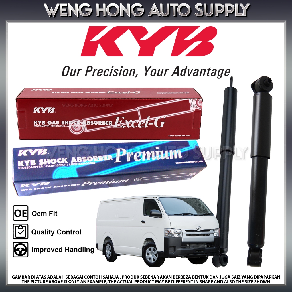 [ Kayaba ] Toyota Hiace KDH200 H200 Front / Rear Shock Absorber KYB ...