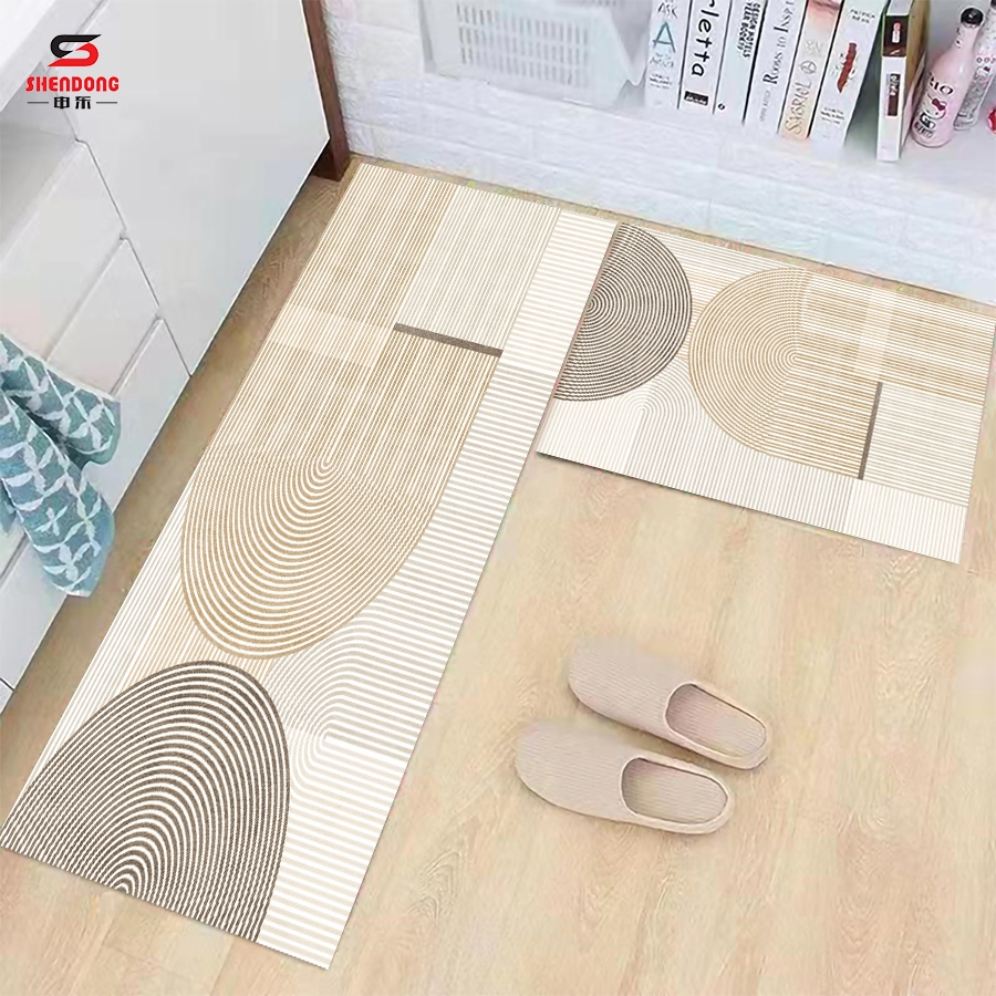 M (40*60 +40*120cm) 2 in 1 Crystal Velvet kitchen mat / Rugs / Floor ...