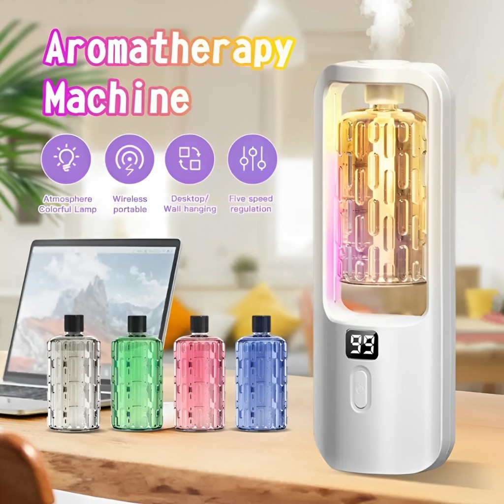 Automatic Aroma Essential Oil Diffuser Bedroom Rechargeable Toilet ...