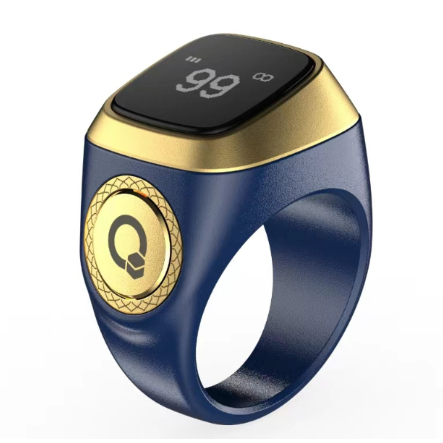 Smart Tasbih Digital Rechargeable OLED Beep Sound Counter Ring Muslims ...