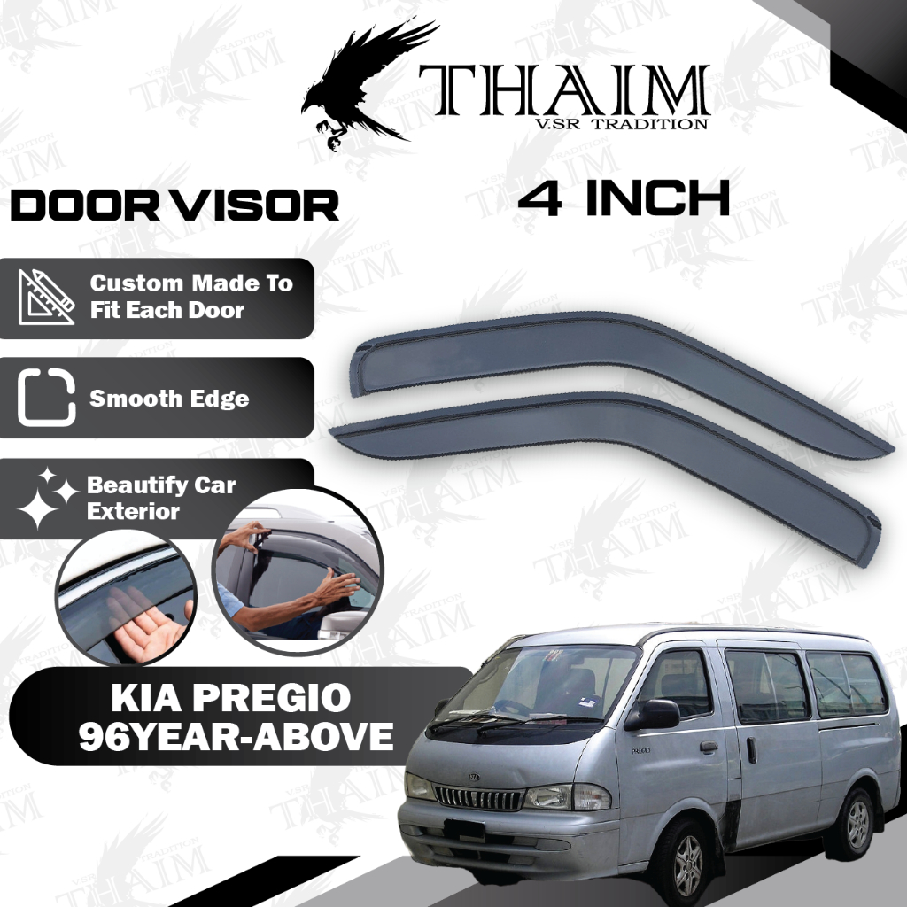 Kia Pregio / Besta / Travello 96y-Above Door Visor - 2 DOOR | Shopee ...
