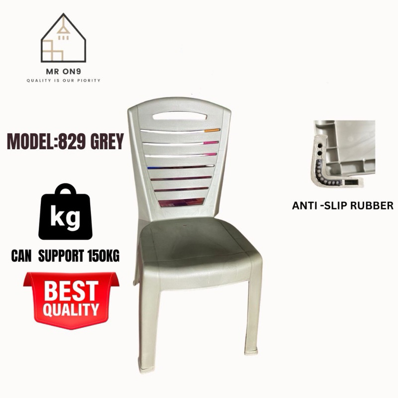 Kerusi Plastic K /1672c / 1672b / Kerusi Hitam / Side Chair / Kerusi ...