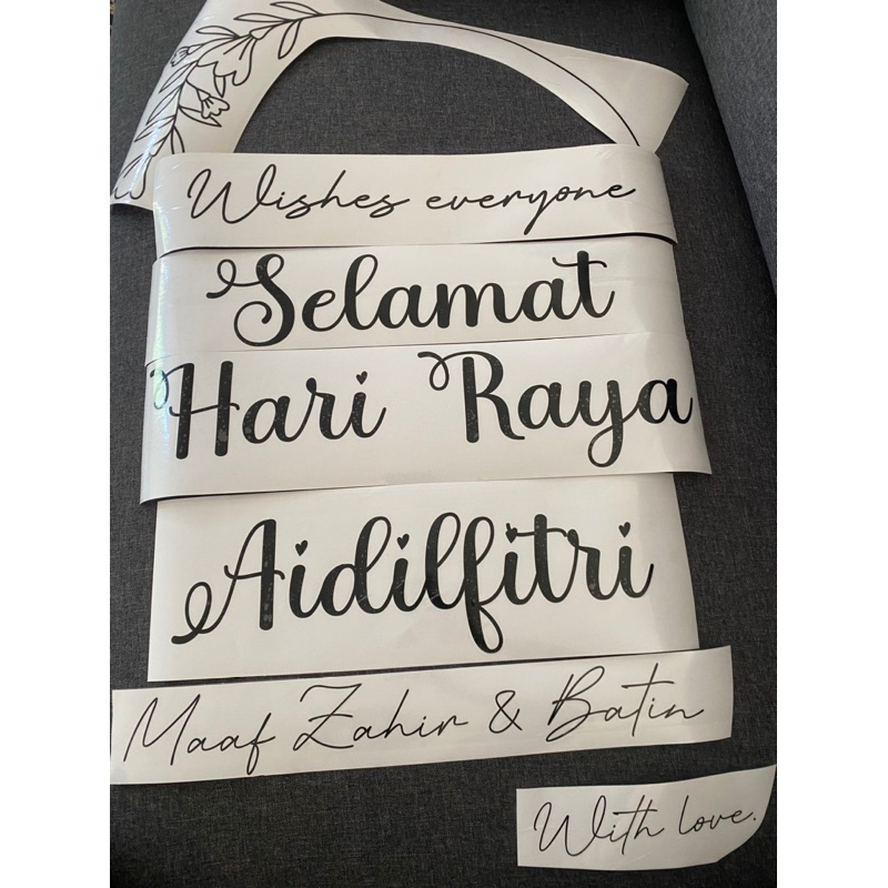 (CHAT SELLER) STICKER CUSTOM | Shopee Malaysia