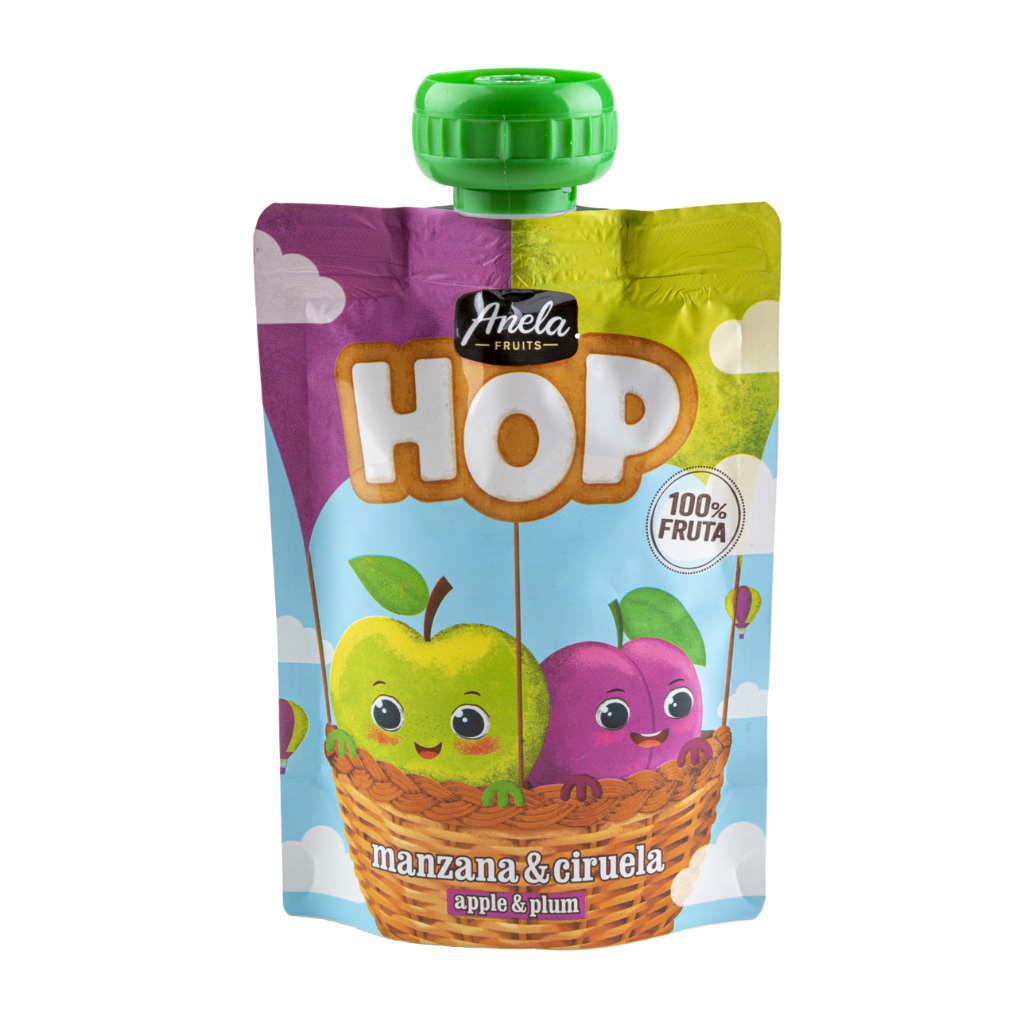 Anela Hop Fruit Puree - Apple/Apple Pear/Apple Banana/Apple Pineapple ...
