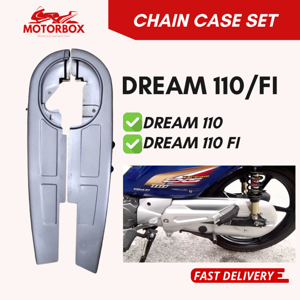 CHAIN CASE SET DREAM 110 - DREAM110 FI EX5 110 FI EX5110 CASING PETI RANTAI CHAIN COVER COMPLETE ...