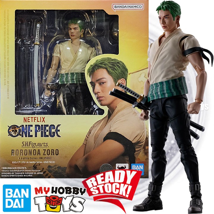 Bandai Spirits S.H.Figuarts One Piece - A Netflix Series SHF Roronoa ...