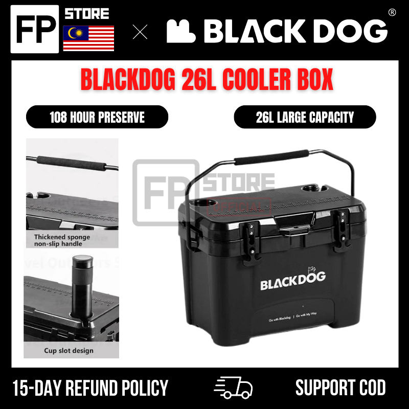 [ COD READY STOCK ] BLACKDOG Premium 26L Cooler Box 108 Hour Preserve ...